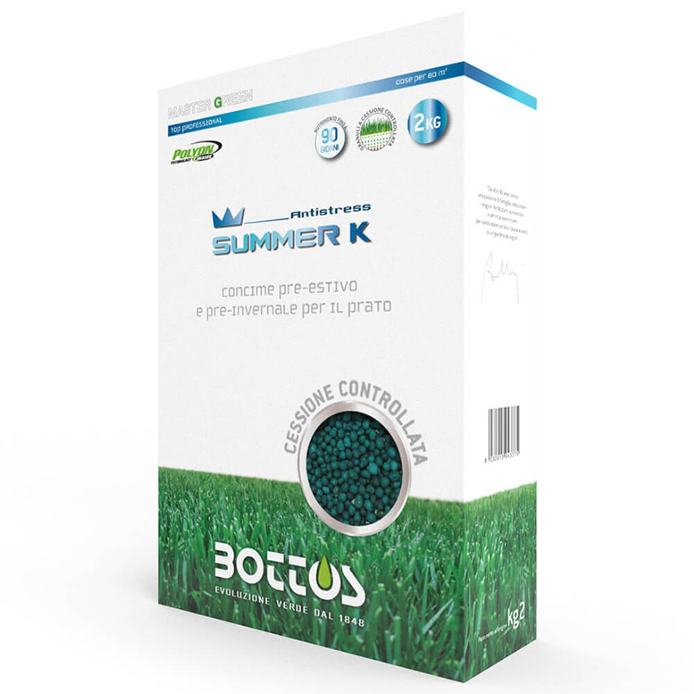 Concime per prato Summer K 2kg Master Green Bottos - Agri Brianza
