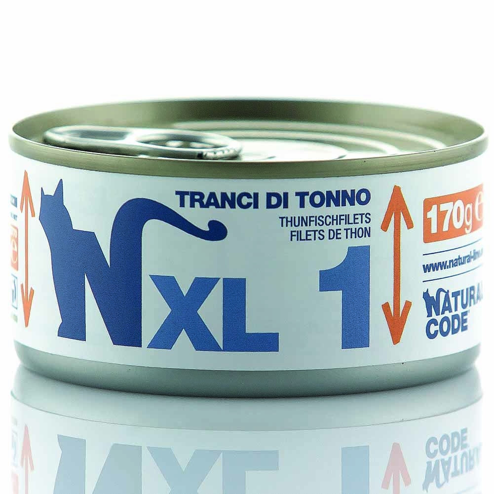 Alimento gatto umido Natural Code XL 1 tranci di tonno 170g - Agri Brianza