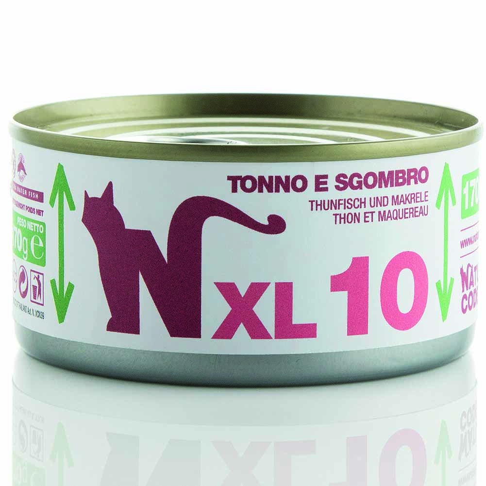 Alimento gatto umido Natural Code XL 10 tonno e sgombro 170g - Agri Brianza